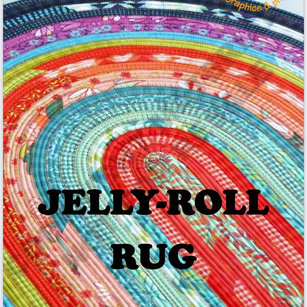 UPDATED Jelly-roll Rug PDF Pattern - Etsy