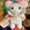 Millie Mouse Crochet Stuffed Animal Pattern - Amigurumi English US ...