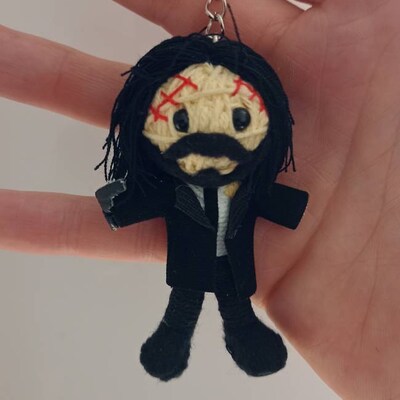 Jason Hockey Mask Horror Cult Icon Voodoo Handmade Voodoo String Doll ...