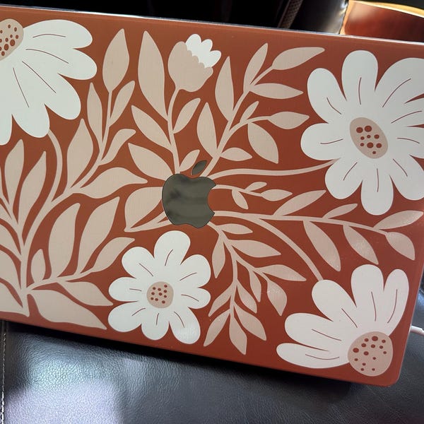 Monogram MacBook Case Aesthetic Initials MacBook Pro 13 14 Air 13 M2 M1 ...