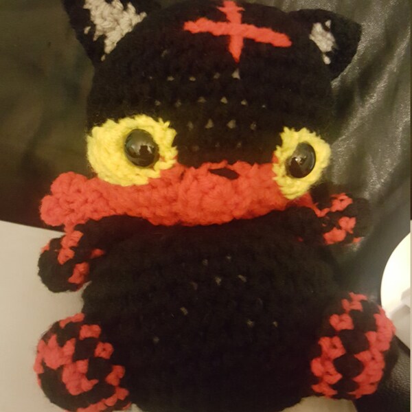 Crochet Litten Inspired Chibi Pokemon Starter - Etsy