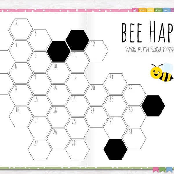 Bee Happy Mood Tracker for Digital Planners | Goodnotes, iPad & Android ...
