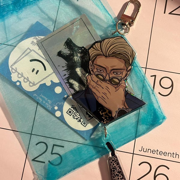 Megumi Fushiguro Jujutsu Kaisen JJK Anime Keychain Divine Dogs 3 Inch ...