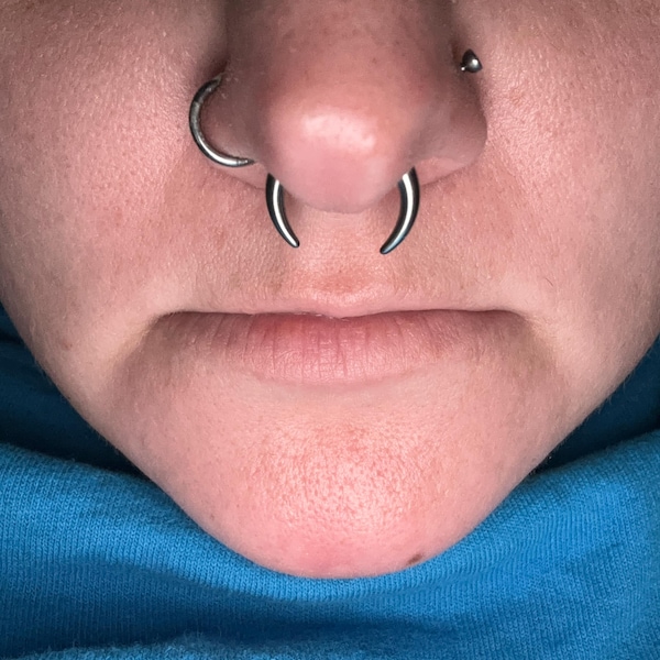 Septum Stretching Kit Set of 4 Surgical Steel Pinchers for Ears Tapers ...