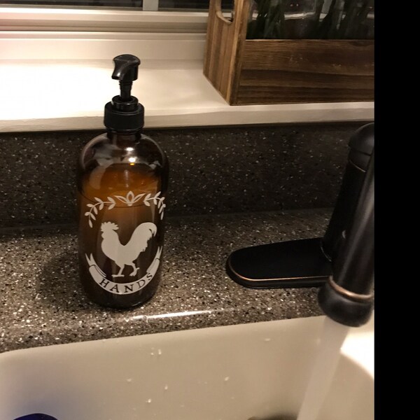 Farmhouse Soap Dispenser - Dishes & Hands Duo - Soap Dispenser Pump ...