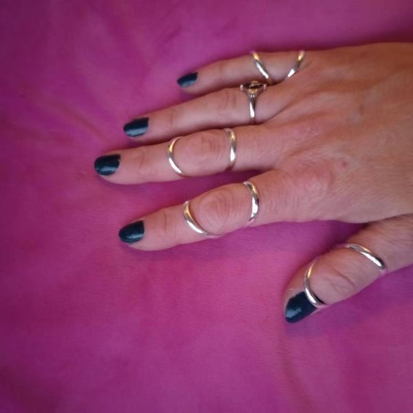 Arthritis Finger Splint Adjustable Sterling Silver 925 or Bronze One ...