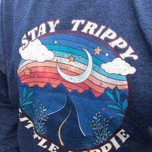 Stay Trippy Little Hippie Distressed Unisex Sweatshirt Hippie Clothes ...