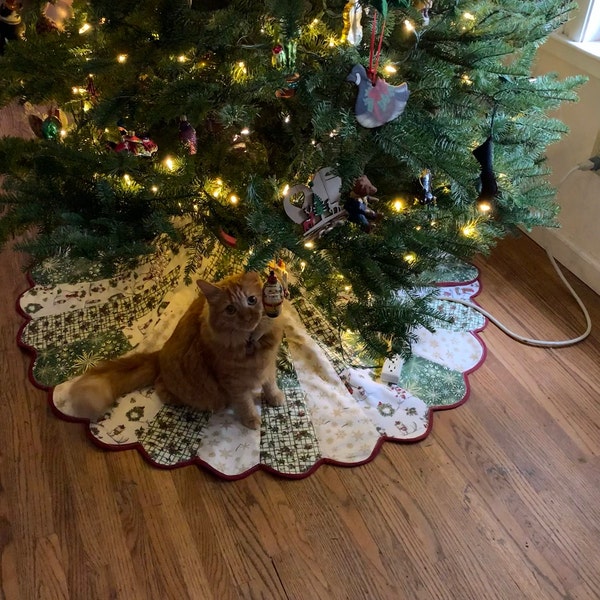 PDF Pattern for Giant Dresden Christmas Tree Skirt - Etsy