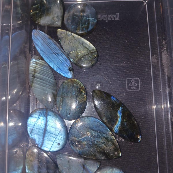 Natural LABRADORITE CABOCHON Multifire Wholesale Labradorite Gemstone ...