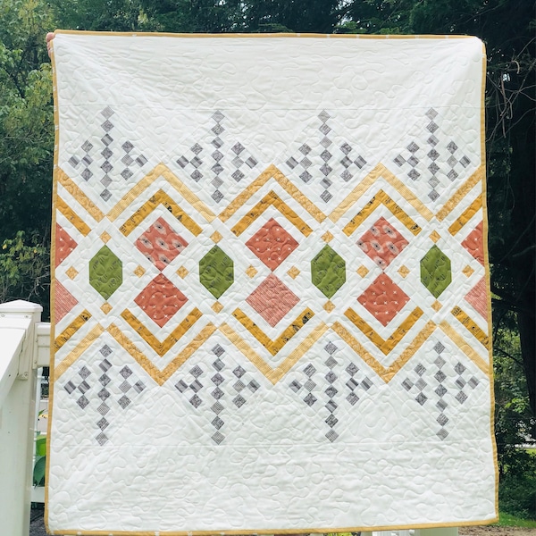 Deco Quilt Pattern - PDF Download - Etsy