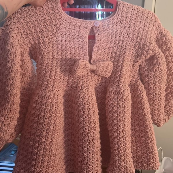 Crochet Pattern Baby or Girls Dress - 6 Months to 8 Years - Etsy