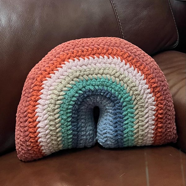 Crochet Rainbow Toy - Easter Basket Stuffy Stuffie - Etsy