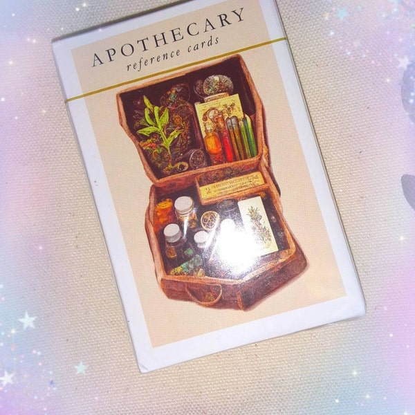 Apothecary Reference Cards ~ Herbal Index Flash Cards ~ Medicinal Herbarium ~ Wicca Witchcraft ...
