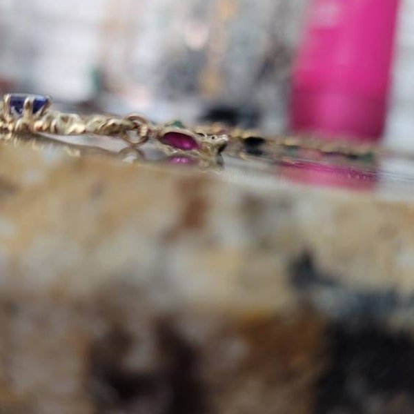 14K Solid Italian Gold Rondels, Charm Rondelle, 18k Gold Roundel, Rope ...