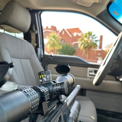 Rifle Scope Turret / Parallax Stickers Zeroing Distance Guidance - Etsy