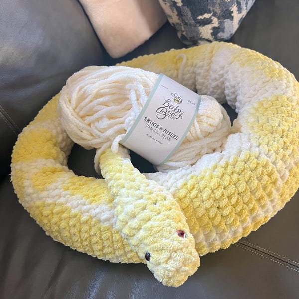 Ball Python Plush PDF Crochet Pattern - Etsy