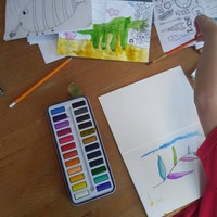 Beginner DIY Kit Set - Hand Lettering Kit, Watercolor Painting Kit ...