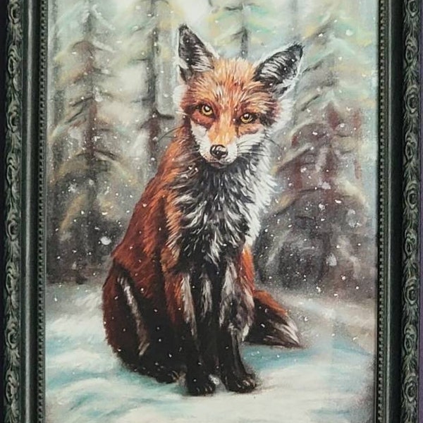 Black Raven & Golden Moon Phases - Art Print, Flying Raven Watercolor ...