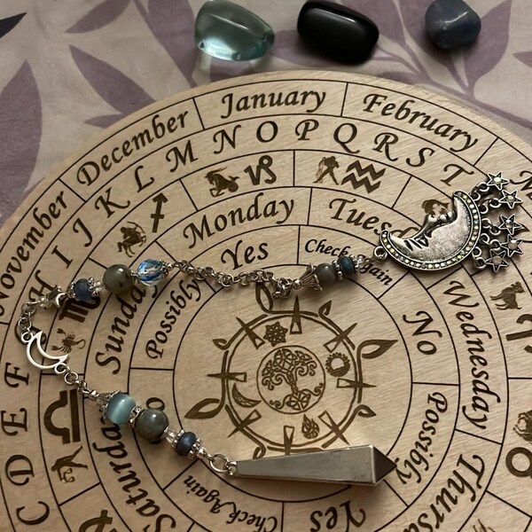 Aphrodite Venus Pendulum Altar Set Unique Celestial Divination Golden ...