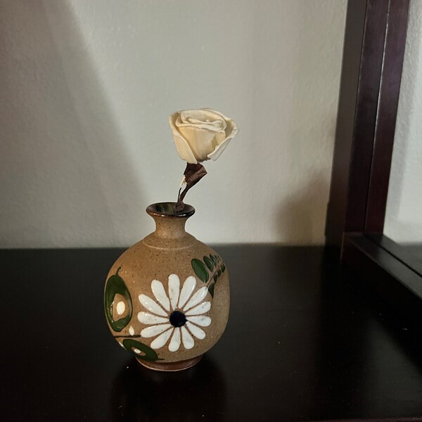 TERRY HABEGER Art Pottery Metallic Gold Crackle White Crackle Ceramic ...
