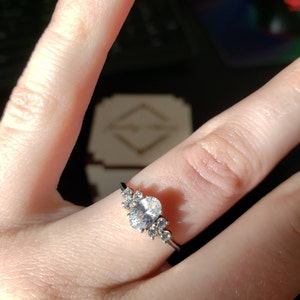 Tiny Wedding Rings Dainty Wedding Rings Bridal Rings Set | Etsy