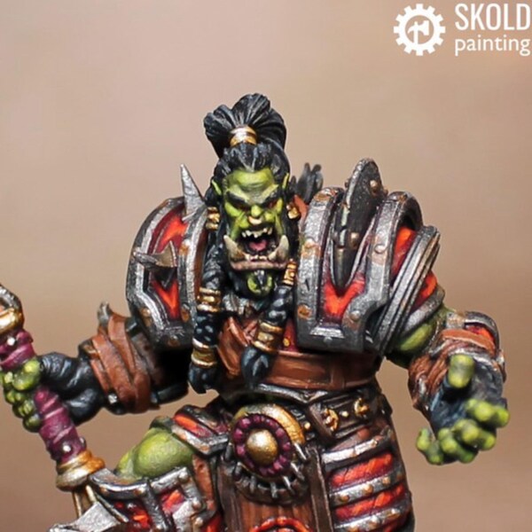 Orc Fighter Barbarian Battle Axe | Scales: 5 Sizes /scales Megaboss ...