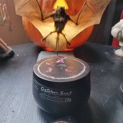 CLOVE Goth Candles Premium Soy Wax Black Candle 8 Oz - Etsy