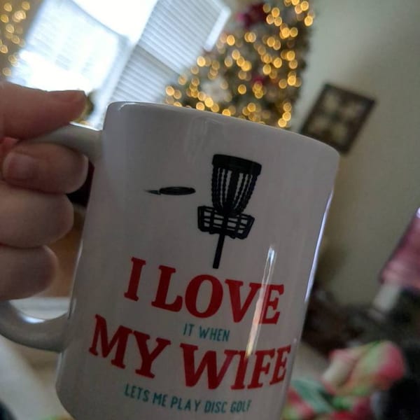 Disc Golf Mug, Funny Disc Golf Gift for Husband, Disc Golf Gift for Men ...