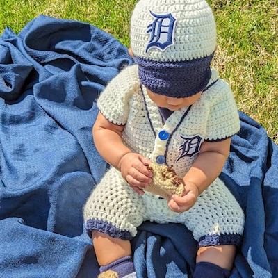 Baby's First Baseball Uniform / Photo Prop 5 Piece PDF CROCHET PATTERN ...