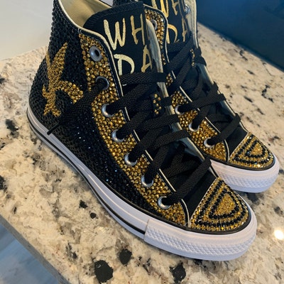 Custom Diamond and Pearl Converse - Etsy