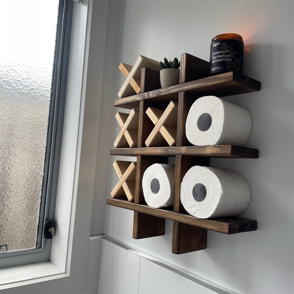 Restroom Rack for Loo Roll, Wall Mount Toilet Paper Roll Holder ...