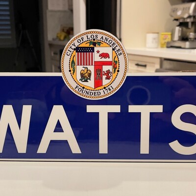 Blue Heaven on Earth Dodger Stadium Inspired Fwy Sign - Etsy