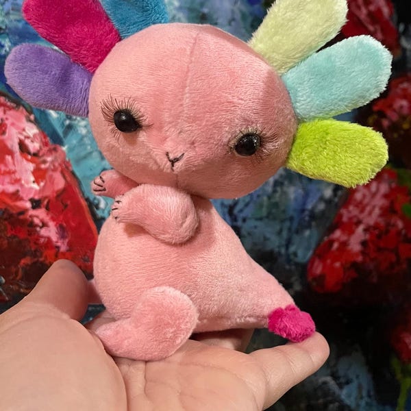 Axolotl PDF Sewing Pattern Video Tutorial DIY Stuffed Toy Pattern DIY ...
