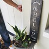 Farmhouse Welcome Sign Wooden Rustic Decor, Front Door Porch Entryway ...