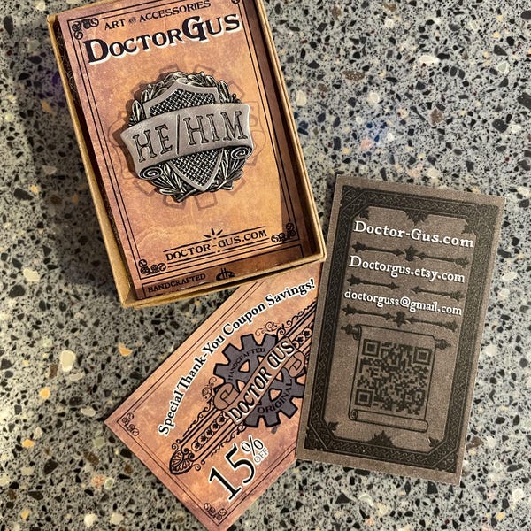 Mayor Class Badge - RPG Character Class Pin - Handcrafted Pewter ...