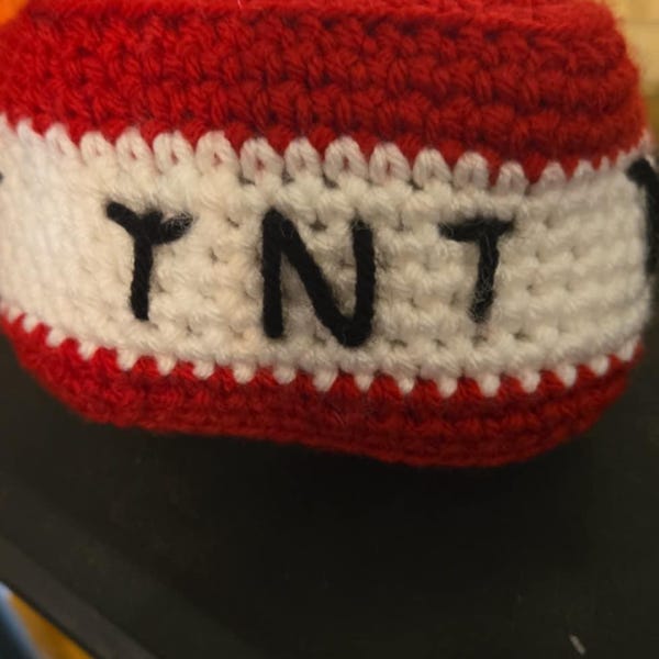 Crochet Pattern (PDF File): Minecraft Baby Creeper and TNT Plushies ...