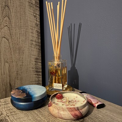 MANGO Reed Diffuser Botanical Reed Diffuser Tropical Scented Room ...