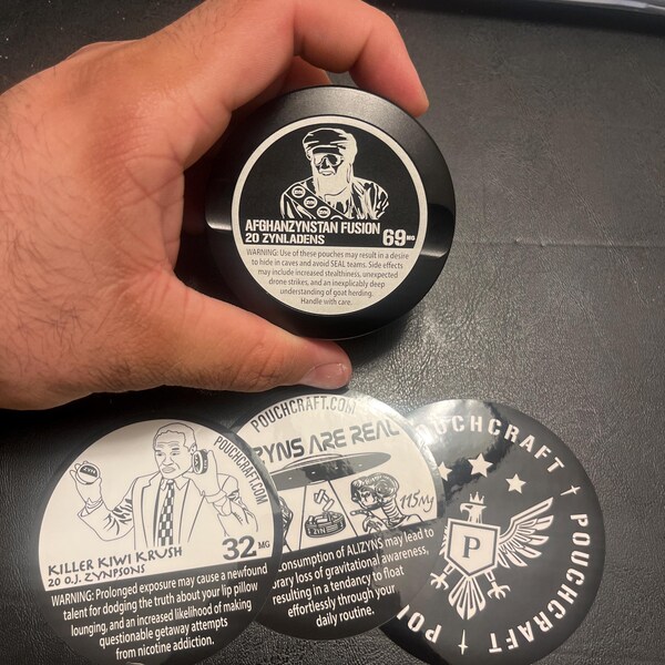Metal Zyn Can, Metal Snus Can, Zyn Tin, Snus Container, Snus Holder ...
