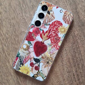 Art Sunset Phone Case Fine Art Paint Cover for iPhone 15, 14, 13, 12 ...