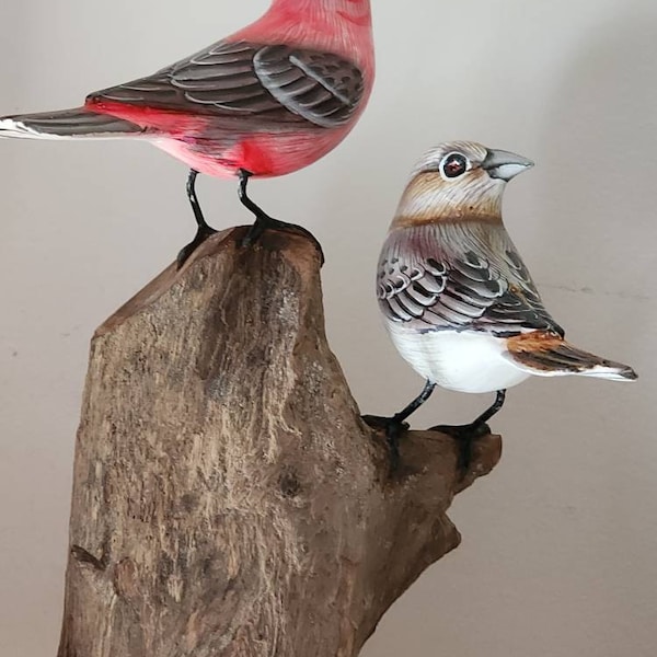 Hand Carved & Painted American Robin - Etsy