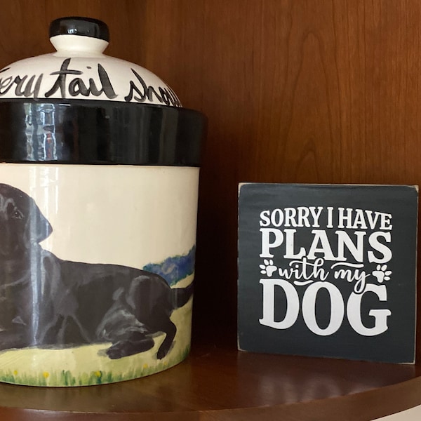 Dog Themed Tiered Tray Decor, Personalized Dog Signs, Dog Mom Gifts ...