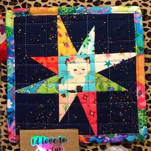 Wonky Square in Square PDF Quilt Block Pattern - Etsy