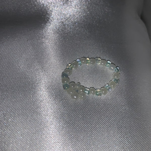 Dainty Beaded Rings | Cherry | Stackable | Trendy | Flower | Handmade ...