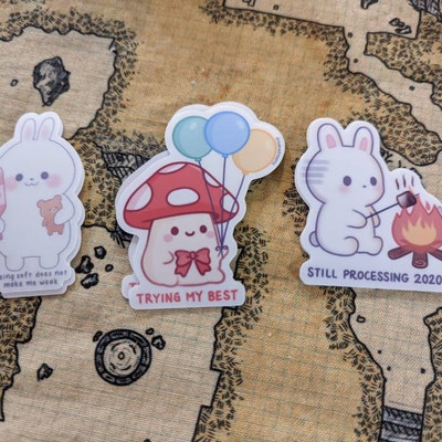 Bunny Still Processing 2020 Vinyl Sticker Screw 2020 Goodbye - Etsy