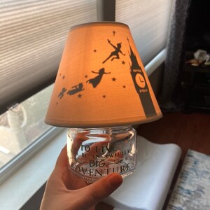 Mini Mason Jar Night Light Peter Pan Influenced - Etsy