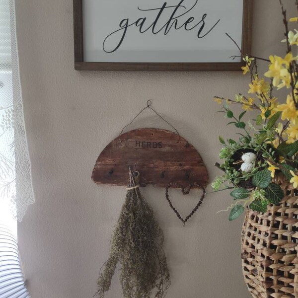 Primitive Persimmon & Acorn Garland - Etsy