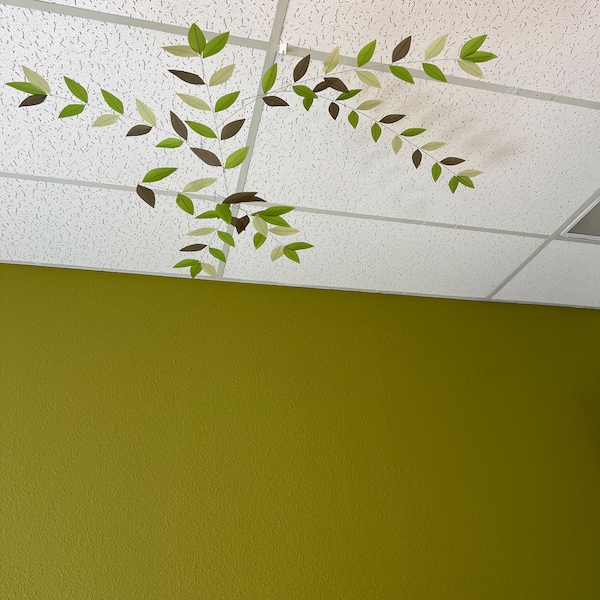 Olive Grove Handmade Tree Leaf Mobile by Moon Lily Mobiles - Etsy