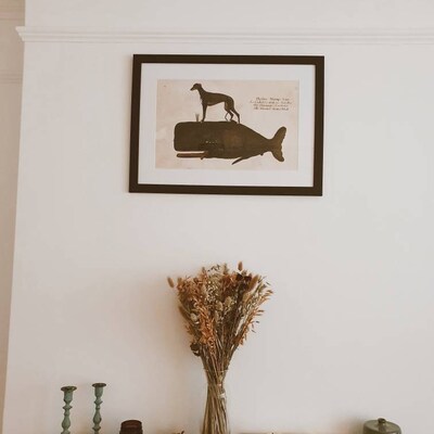 Wirehaired Pointing Griffon Art Starry Night Great Wave Jaws - Etsy