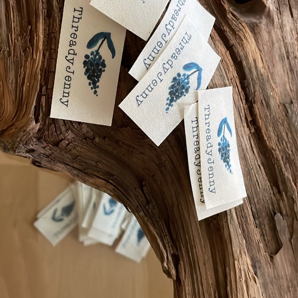 Organic Cotton Sewing Labels for Handmade Items (fabric Tags for ...