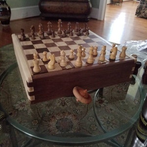 Camel Bone Chess Set Dome King 3.5 Hand Carved Unique | Etsy